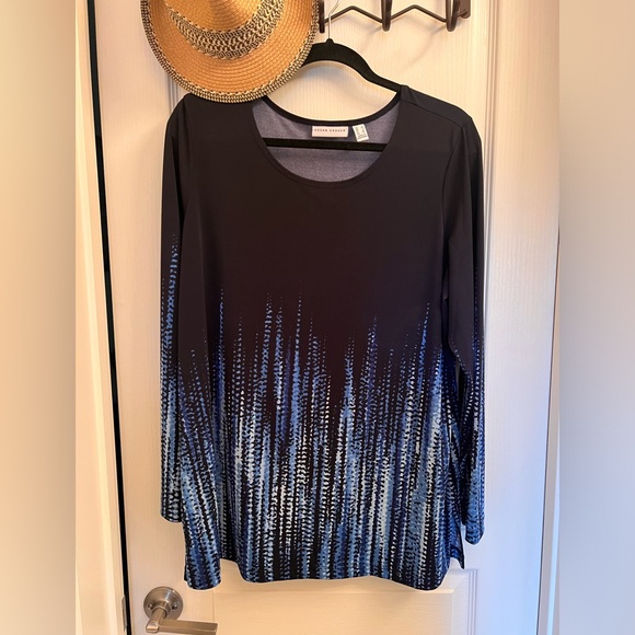 Susan Graver | Tops | Susan Graver Liquid Knit Tunic Top | Poshmark